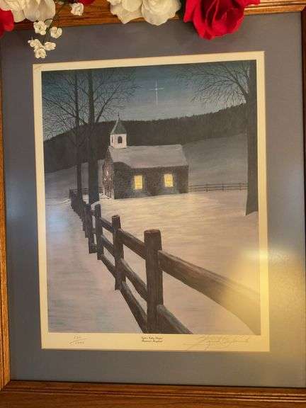 Kenneth Hamrick limited edition print, Eyler's Valley Chapel/ Thurmont ...