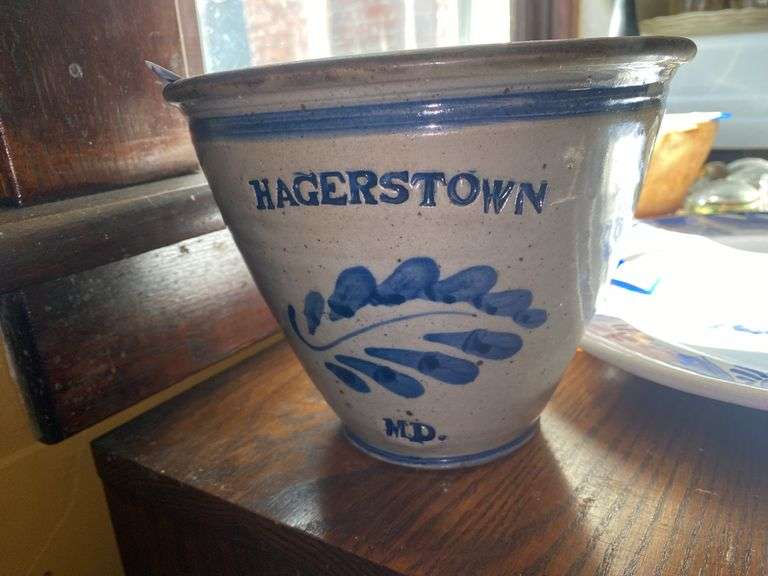 Harvey Pottery Hagerstown MD souvenir studio stoneware bowl 6.5 ...