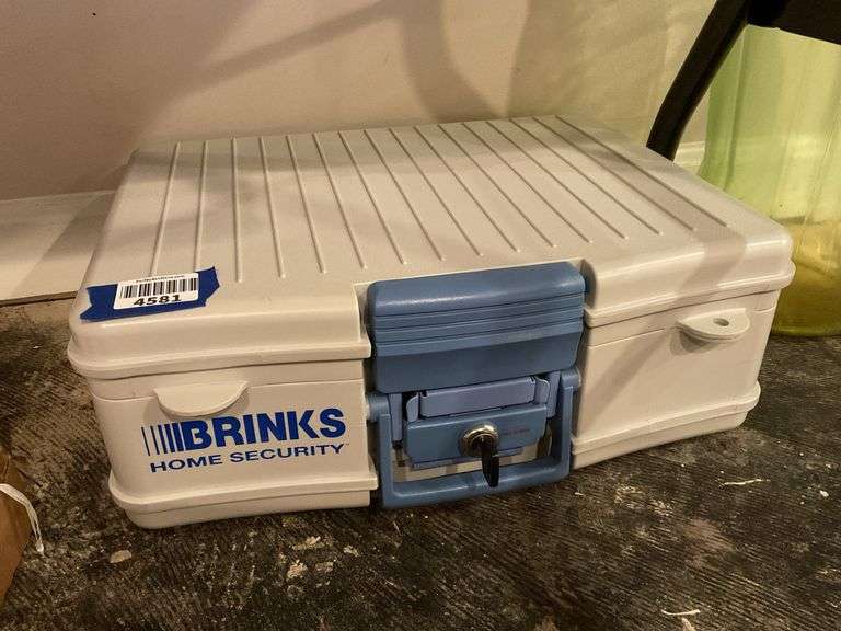 Brinks Home Security box w/ key - Hurley Real Estate & Auctions