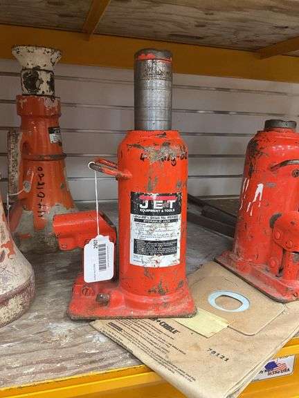 JET 22 1/2 ton hydraulic jack - Hurley Real Estate & Auctions