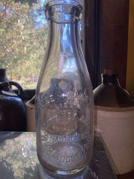Milk bottle: Scott Key Dairy/ Wm. H. Moore/ Frederick MD - Hurley Real ...