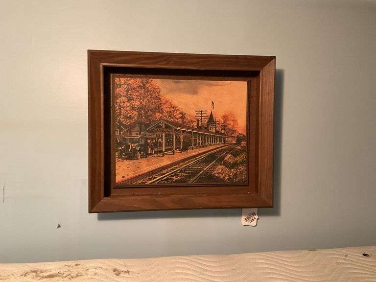 Blue Ridge Summit train station print, framed - Hurley Real Estate ...