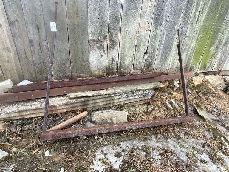 Scrap metal lot. Angle and U iron - Hurley Real Estate & Auctions