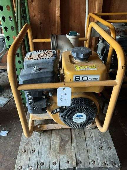 Subaru Model PKX320ST gas powered pump, connection diameter 3x3, 6.0 ...