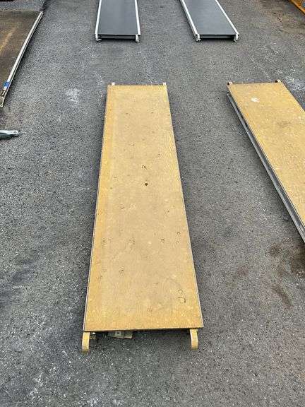 7' Plank, alum/ply workboard - Hurley Real Estate & Auctions