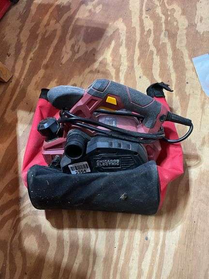 Chicago Electric planer, Porter Cable bag - Hurley Real Estate & Auctions