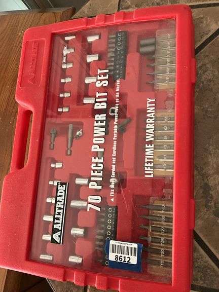 Alltrade power bit set in case - Hurley Real Estate & Auctions