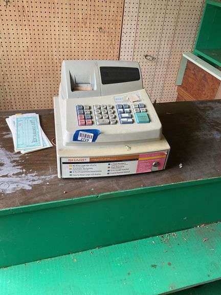 Sharp XE-A101 cash register - Hurley Real Estate & Auctions