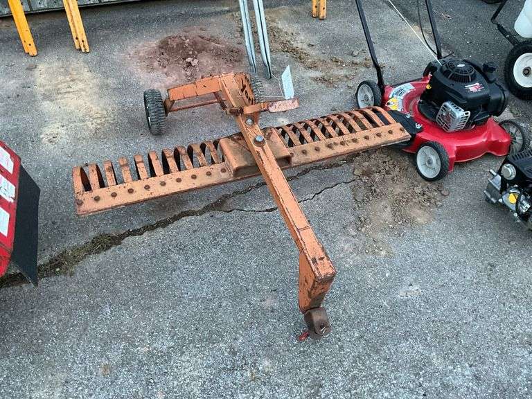 York 4 ft pull type landscape rake, Model TA1 - Hurley Real Estate ...