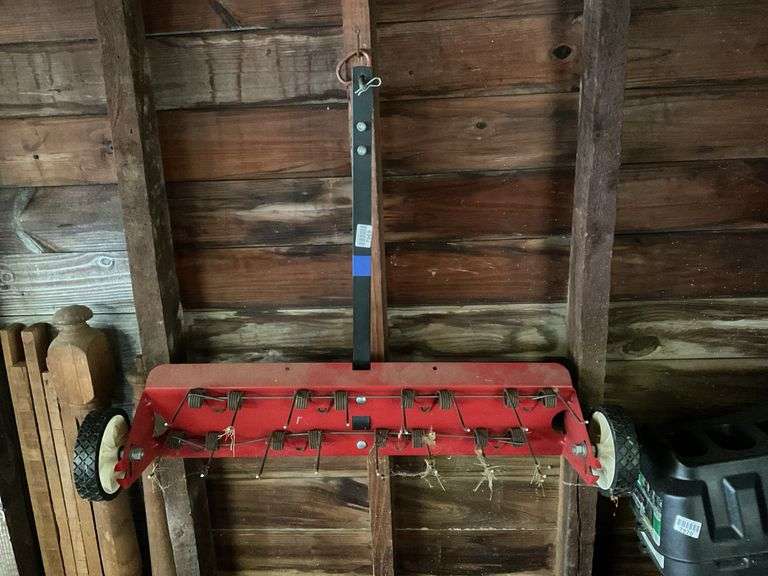 Pull-behind dethatcher - Hurley Real Estate & Auctions