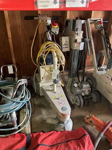 Edco TMC7-2L Turbo Concrete Edge Grinder - Hurley Real Estate & Auctions