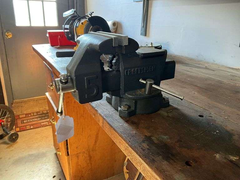 Vise - bring tools for removal - Hurley Real Estate & Auctions