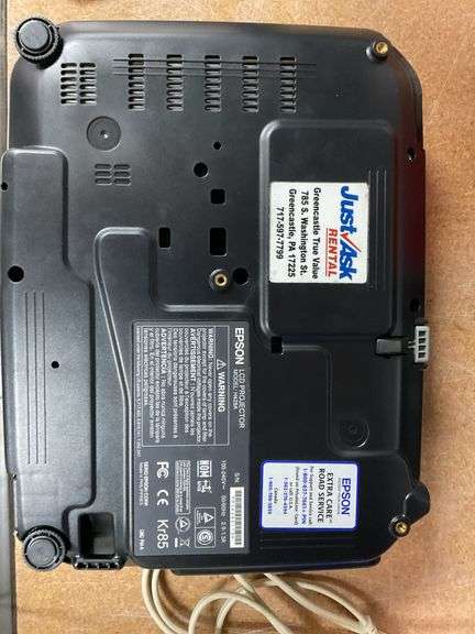 Epson H428A LCD projector - Hurley Real Estate & Auctions
