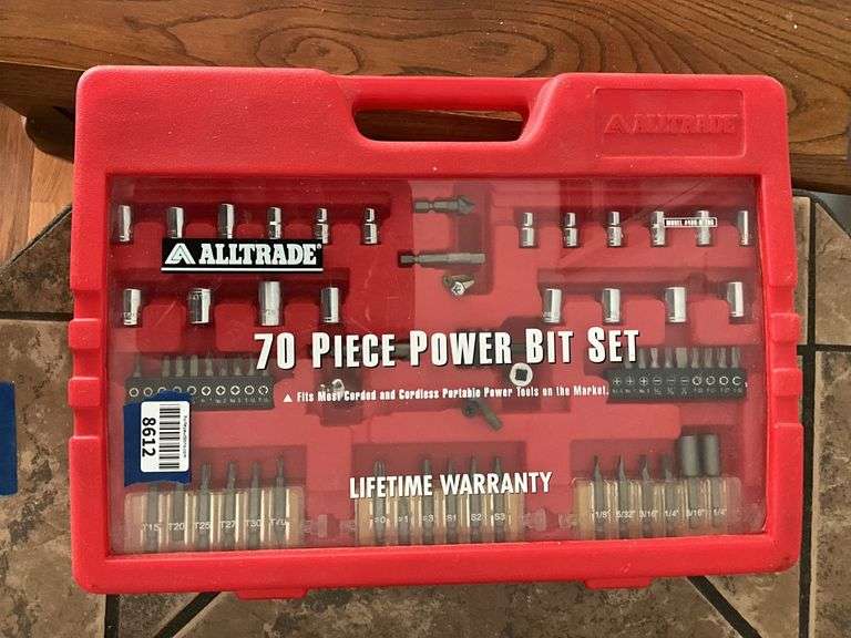 Alltrade power bit set in case - Hurley Real Estate & Auctions