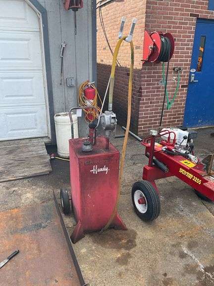 Handy Gas Caddy with RP-10 hand crank pump 30 gallon - Hurley Real ...