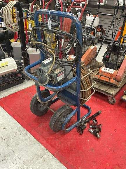 Sewer Snake Electric EEL 100' Model R - Hurley Real Estate & Auctions