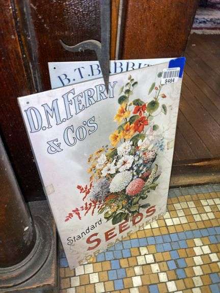 Two reproduction advertising signs 11x16 and 8.5x16 - Hurley Real ...