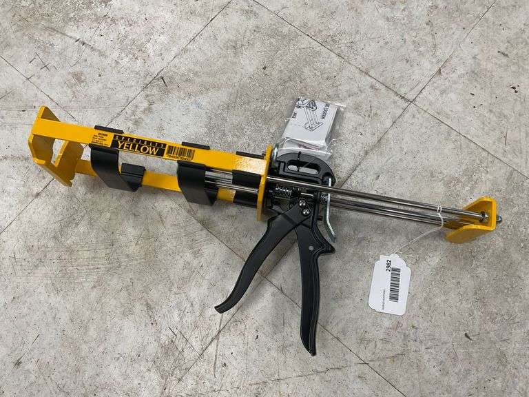 Specialty Yellow DC600 dual component gun with 2 Super Epoxy dual tubes ...