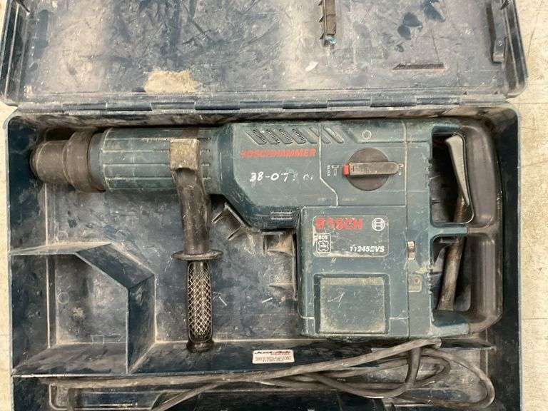 Bosch Rotary Hammer drill, SDS Max 11245 EVS - Hurley Real Estate & Auctions