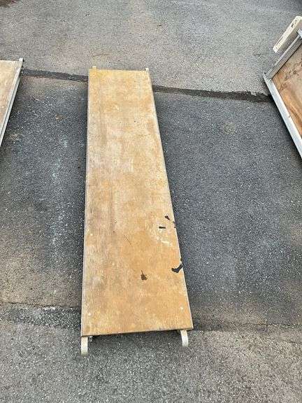 7' Plank, alum/ply workboard - Hurley Real Estate & Auctions