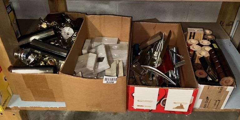 Four boxes of trophy parts including marble bases - Hurley Real Estate ...