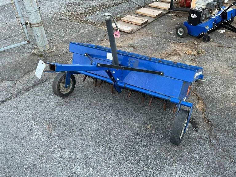 48" towable aerator, Blue Bird - Hurley Real Estate & Auctions