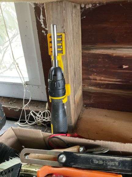 Stanley screwdriver set, misc tools, RadioShack pencil sharpener ...