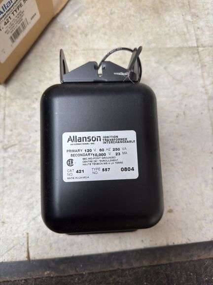 Allanson Ignition Transformer, No 421 Interchangeable - Hurley Real ...