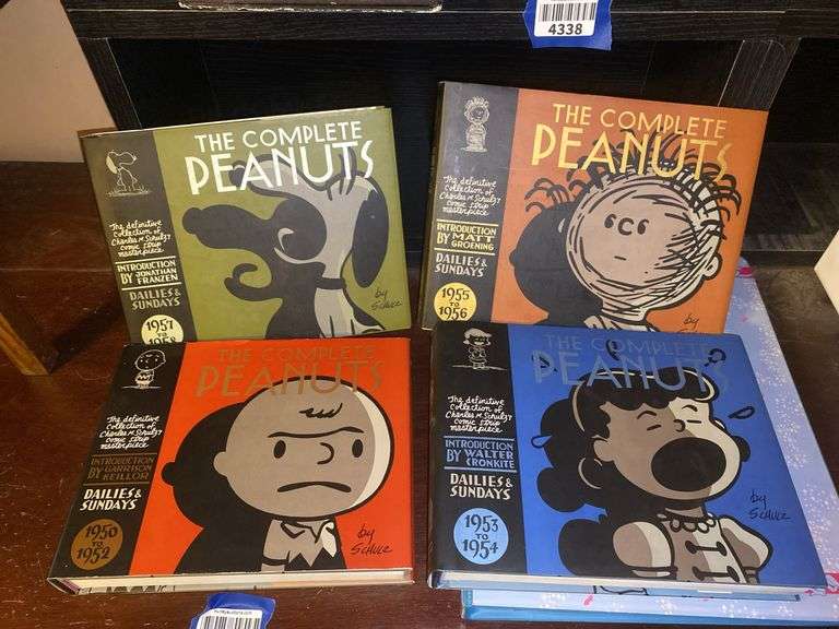 Books The Complete Peanuts, Schultz, 4 vols - Hurley Real Estate & Auctions