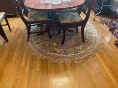 5' x 7.5' Chinese oval wool rug - Hurley Real Estate & Auctions