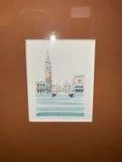 Eric Behler woodcut Summer Song, 40/80, and Venetian scene watercolor ...