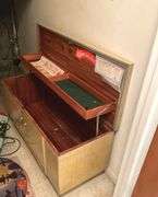 MCM mid-century modern Lane cedar chest 42x16x19, and holiday door mats ...