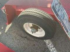 2005 Barrett 3x4 ft Small Tilt Deck Utility Trailer, was used for heavy ...