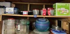 Contents of three shelves: plasticware storage containers - Hurley Real ...