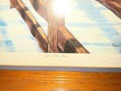 Ken Hamrick limited edition print, Eyler's Valley Chapel, 104/700 ...