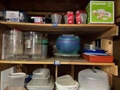 Contents of three shelves: plasticware storage containers - Hurley Real ...