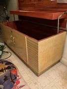 MCM mid-century modern Lane cedar chest 42x16x19, and holiday door mats ...