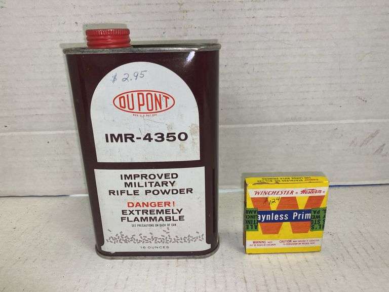 DuPont rifle powder, Winchester rifle primers - Hurley Real Estate ...