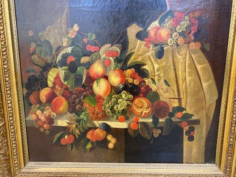 Attributed Charles (Carl) Baum (German/American 1812-1877) painting on ...