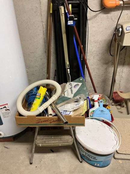 Cosco stool, mops, vacuum attachment, exercise machine - Hurley Real ...