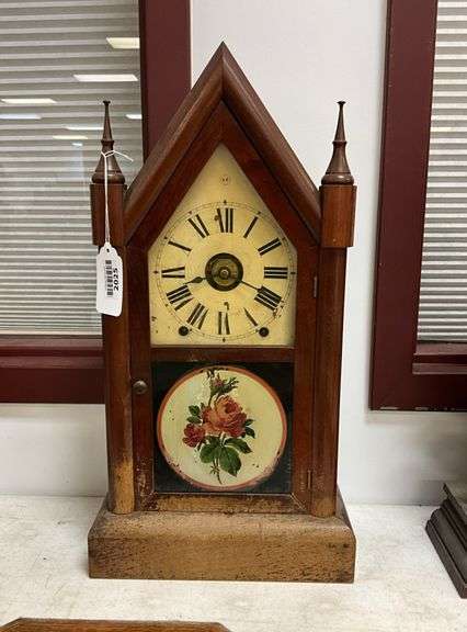 Seth Thomas steeple clock w/ alarm movement 21” - Hurley Real Estate ...
