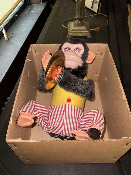 Musical Jolly Chimp battery op toy in original box - Hurley Real Estate ...