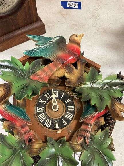 Colorful cuckoo clock, Germany - Hurley Real Estate & Auctions
