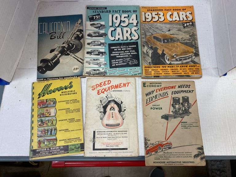 Vintage automotive magazines and manuals - Hurley Real Estate & Auctions
