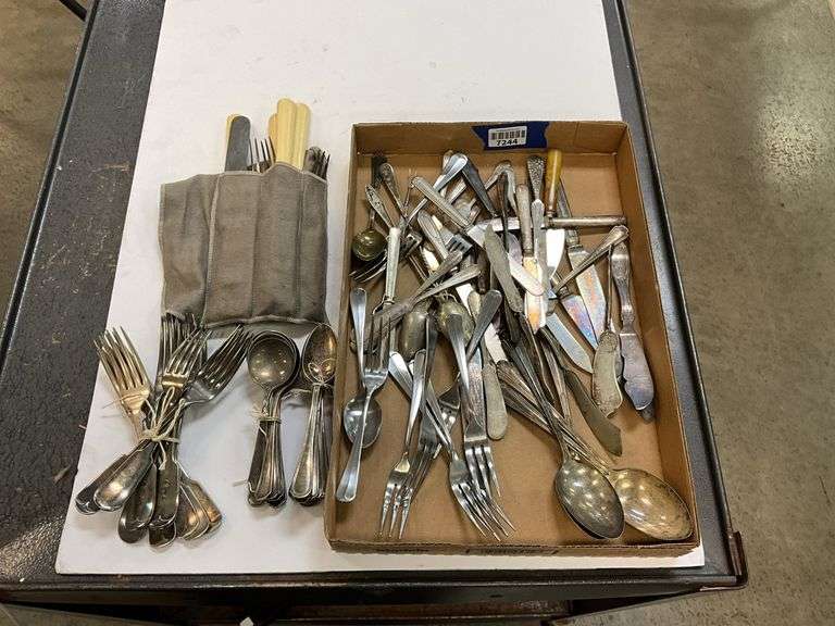 Assorted flatware lot - Hurley Real Estate & Auctions