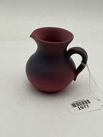 Van Briggle pottery creamer incised Van Briggle/ Original - Hurley Real ...