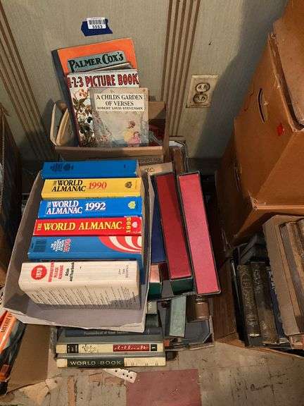 Large lot of boxes of books - Hurley Real Estate & Auctions
