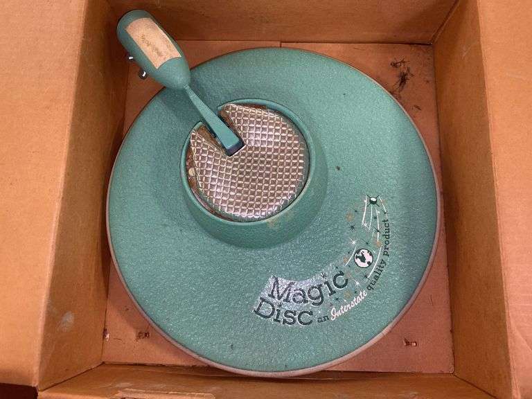 Vintage MAGIC DISC turquoise floor cleaner in box - Hurley Real Estate ...