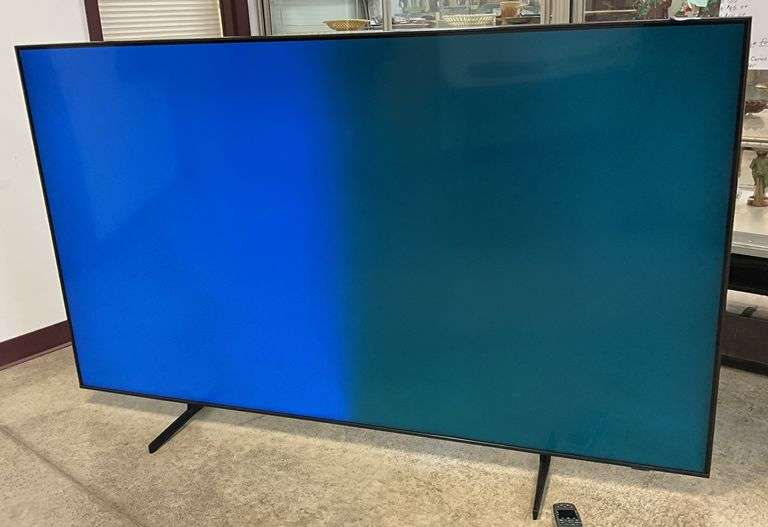 Samsung 85in TV, Model QN85Q6DAAF, MFD. Sept 2021, includes 2 remotes ...