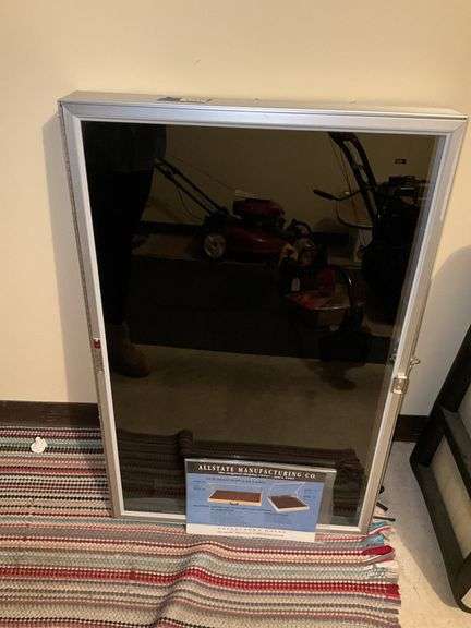 Allstate Manufacturing Co. display cabinet - Hurley Real Estate & Auctions
